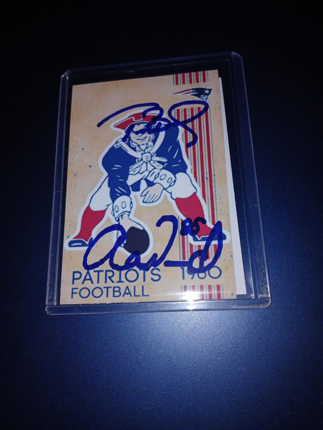 Tom Brady, Aaron Hernandez Autograph With COA - Etsy