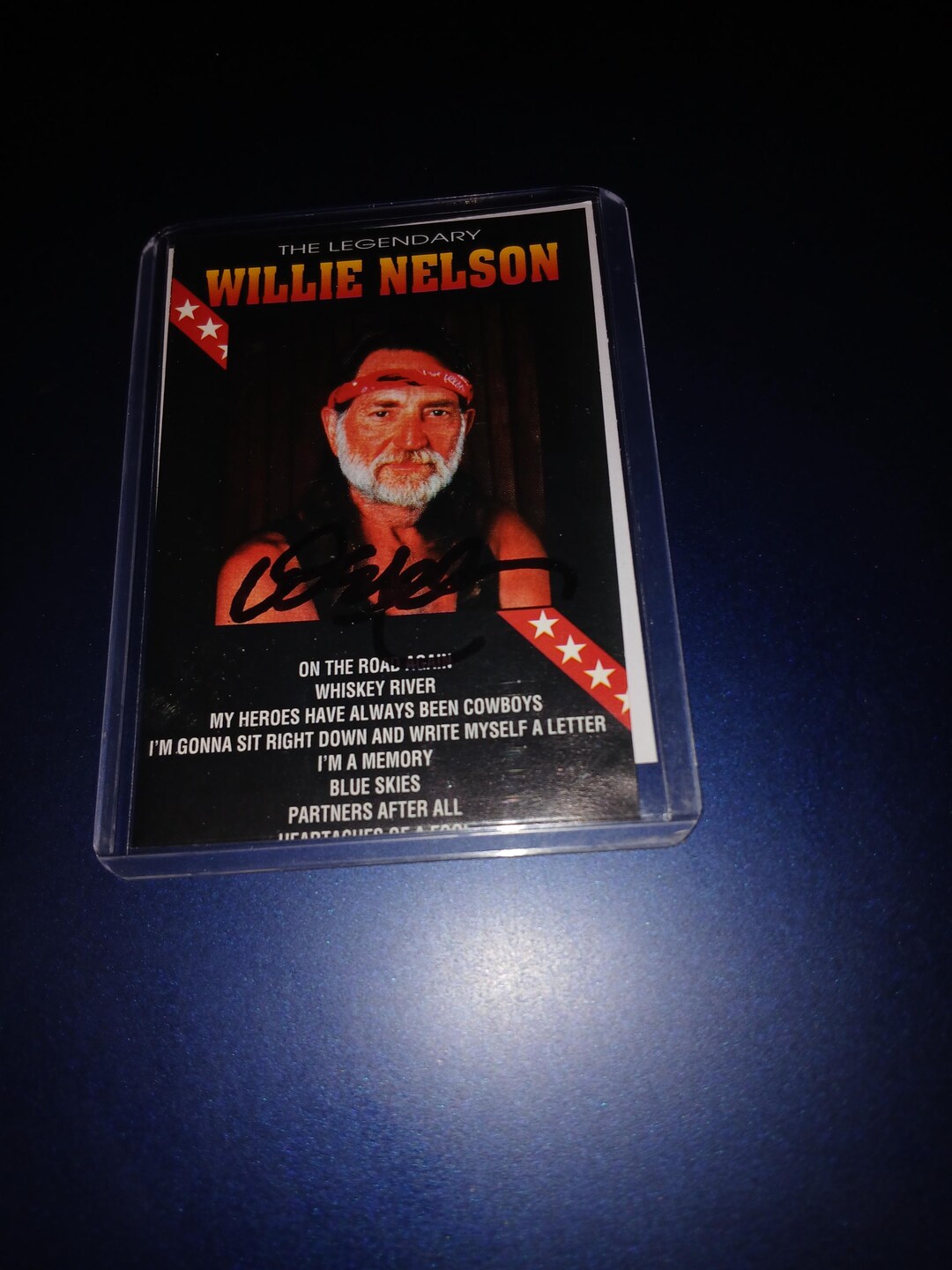 Willie Nelson Autograph With COA - Etsy
