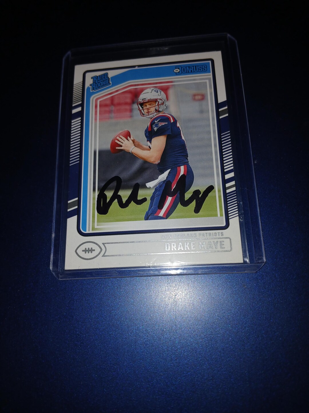 Drake Maye Autograph Rookie Card With Coa - Etsy