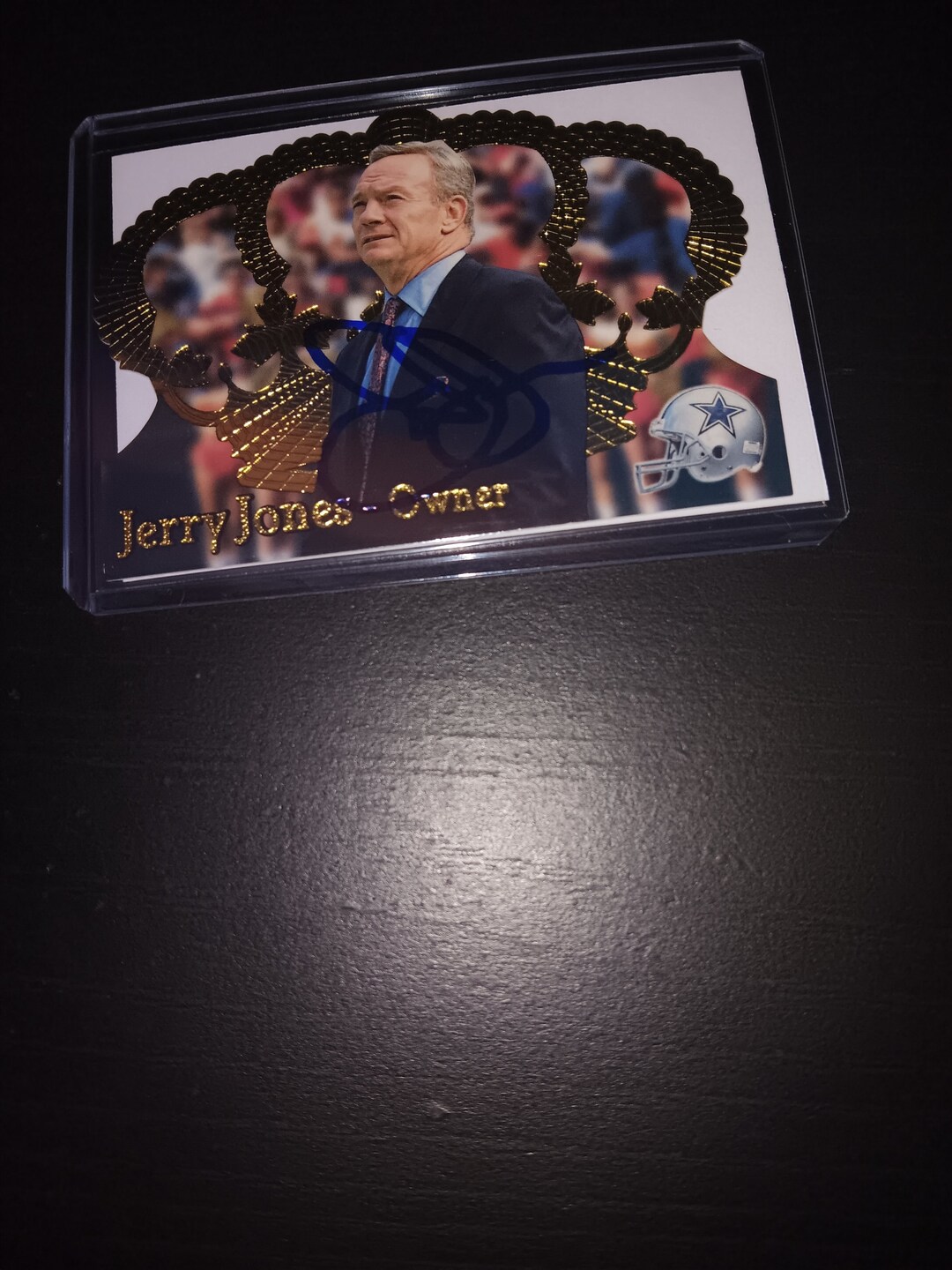 Jerry Jones Autographed Card With Coa - Etsy