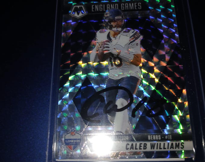 Caleb Williams Autographed Card With Cert - Etsy