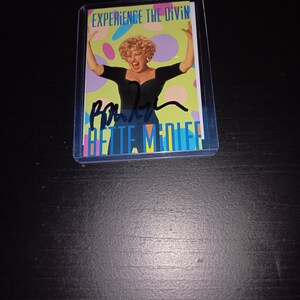 Bette Midler Autograph With Coa - Etsy