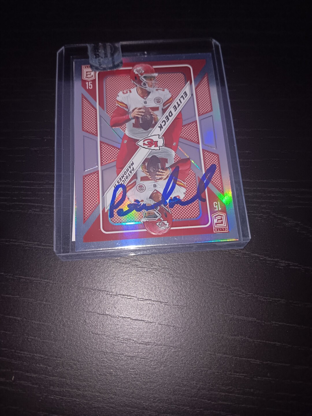 Patrick Mahomes Autographed Card With Coa - Etsy