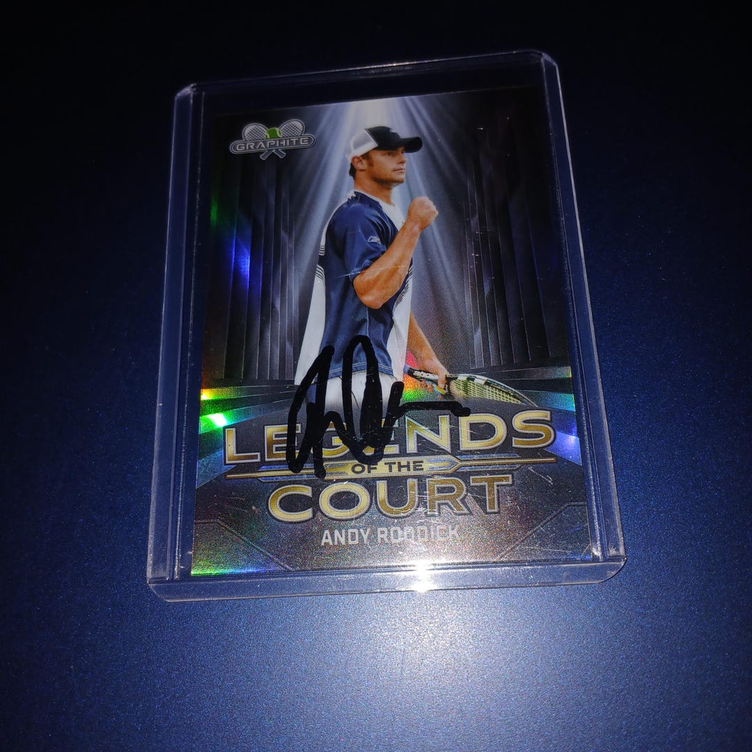 Andy Roddick Autographed Card With Cert - Etsy