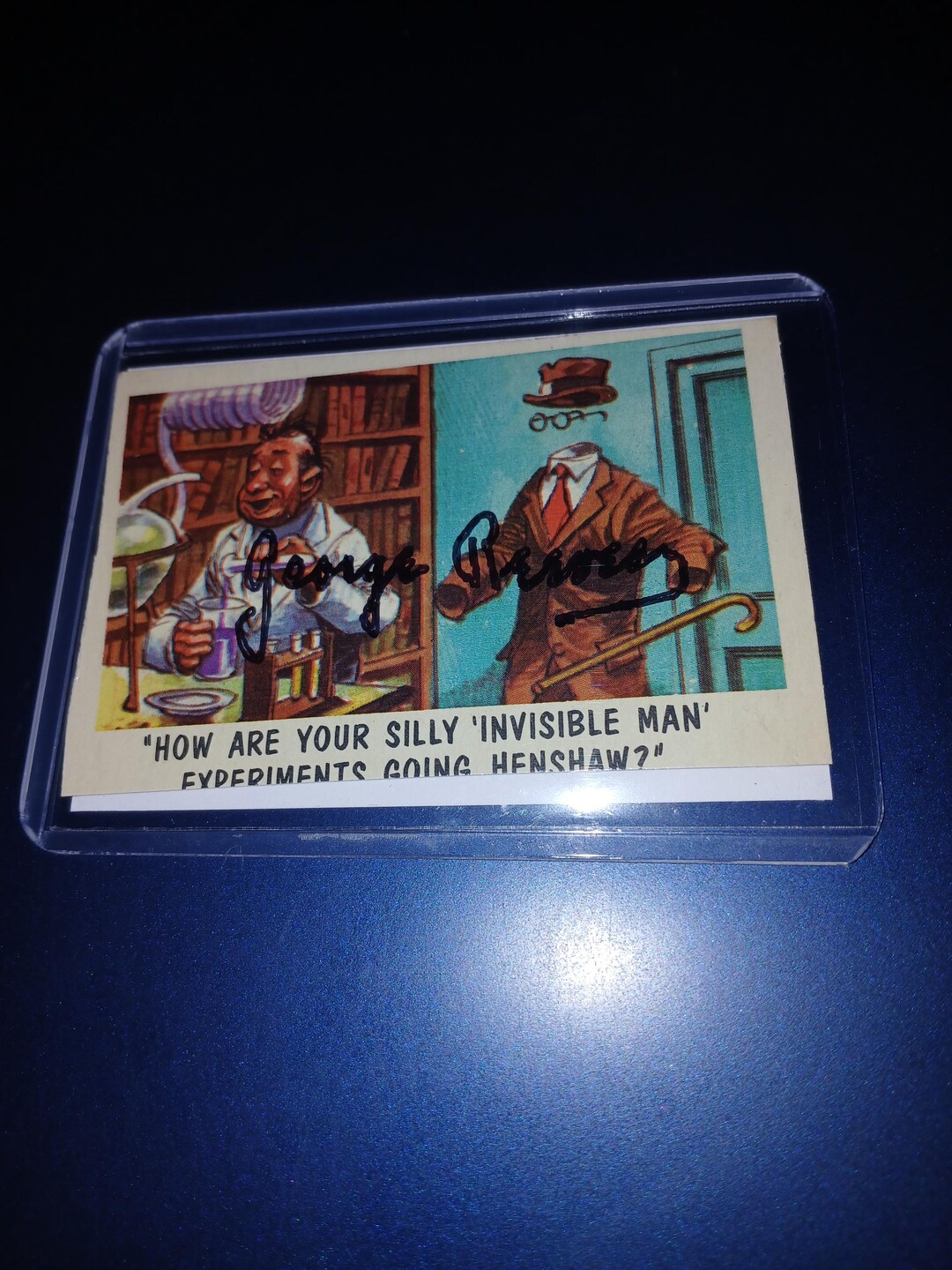 George Reeves, Superman Autographed Card With Coa - Etsy