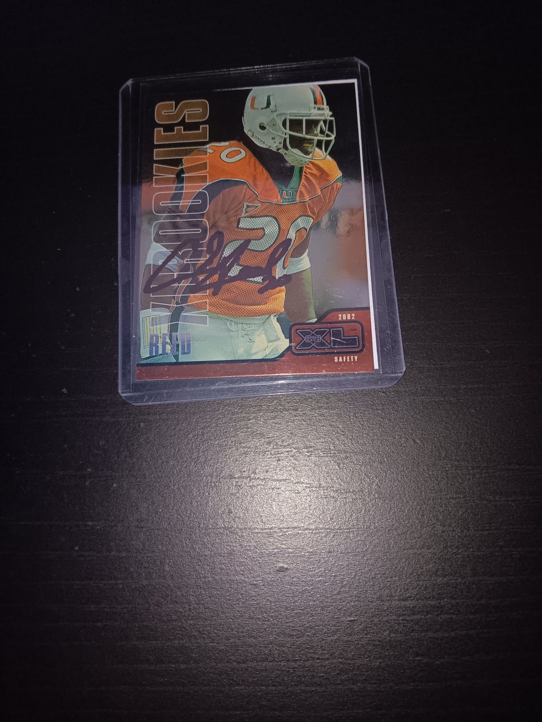 Ed Reed Autographed Rookie Card With Coa - Etsy