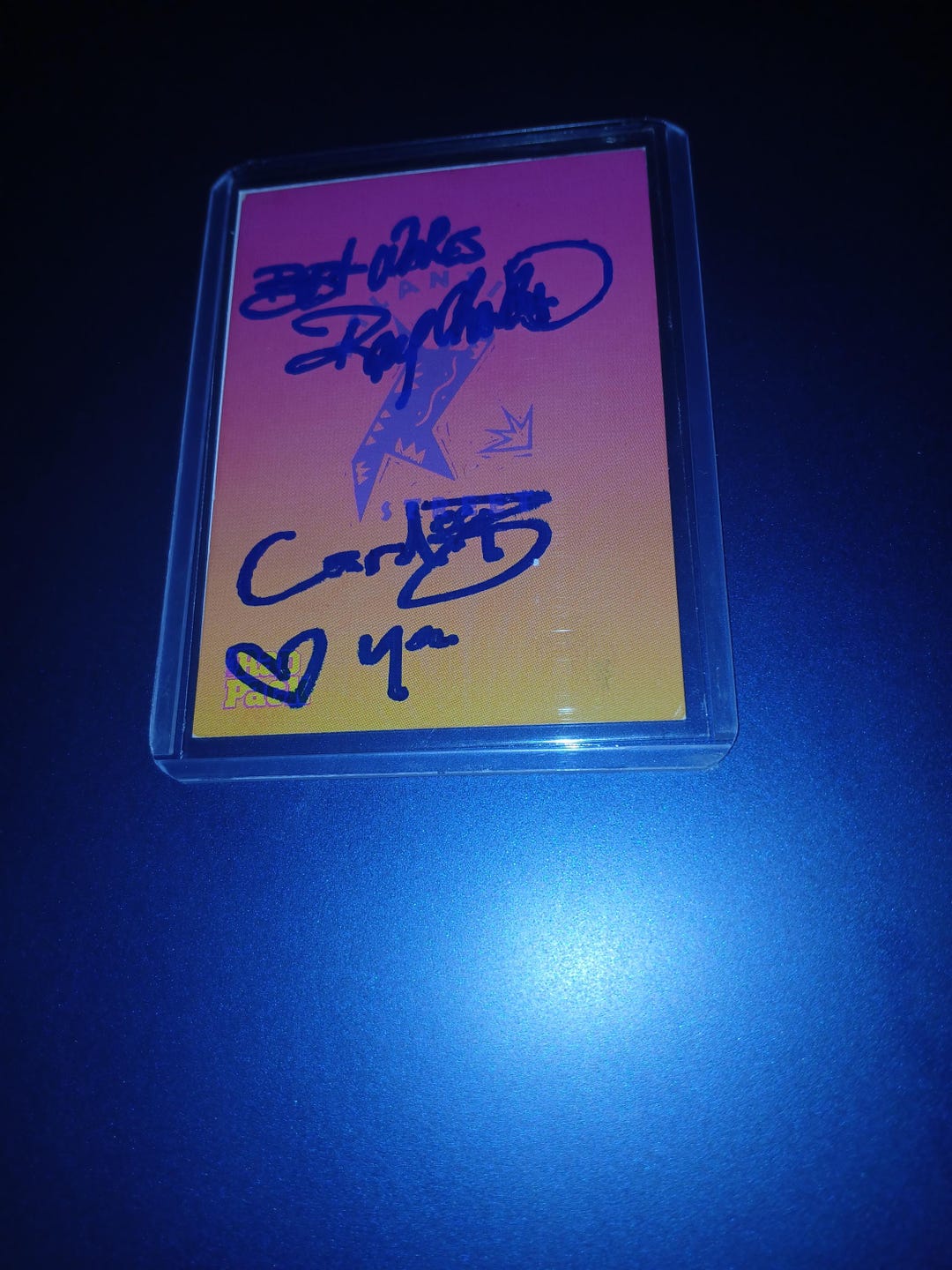 Ray Charles, Cardi B Autographed Card With Coa - Etsy