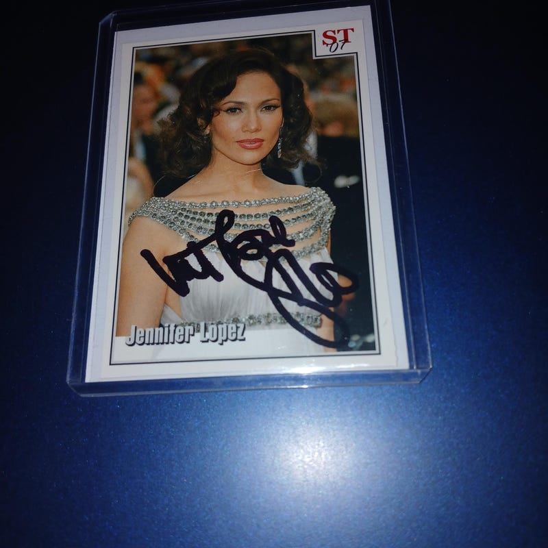 Jennifer Lopez Autograph - Etsy