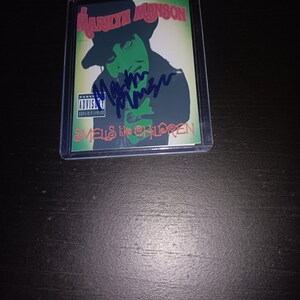 Marilyn Manson Autograph With Coa - Etsy