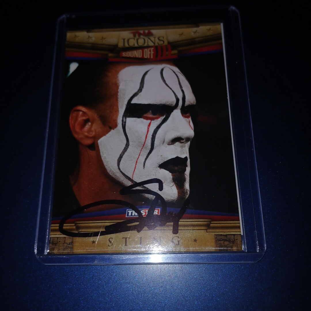 Sting Autographed Card With Cert - Etsy