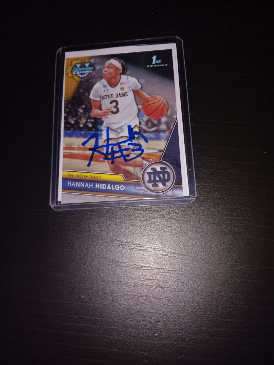 Hannah Hidalgo Autographed Rookie Card With COA - Etsy