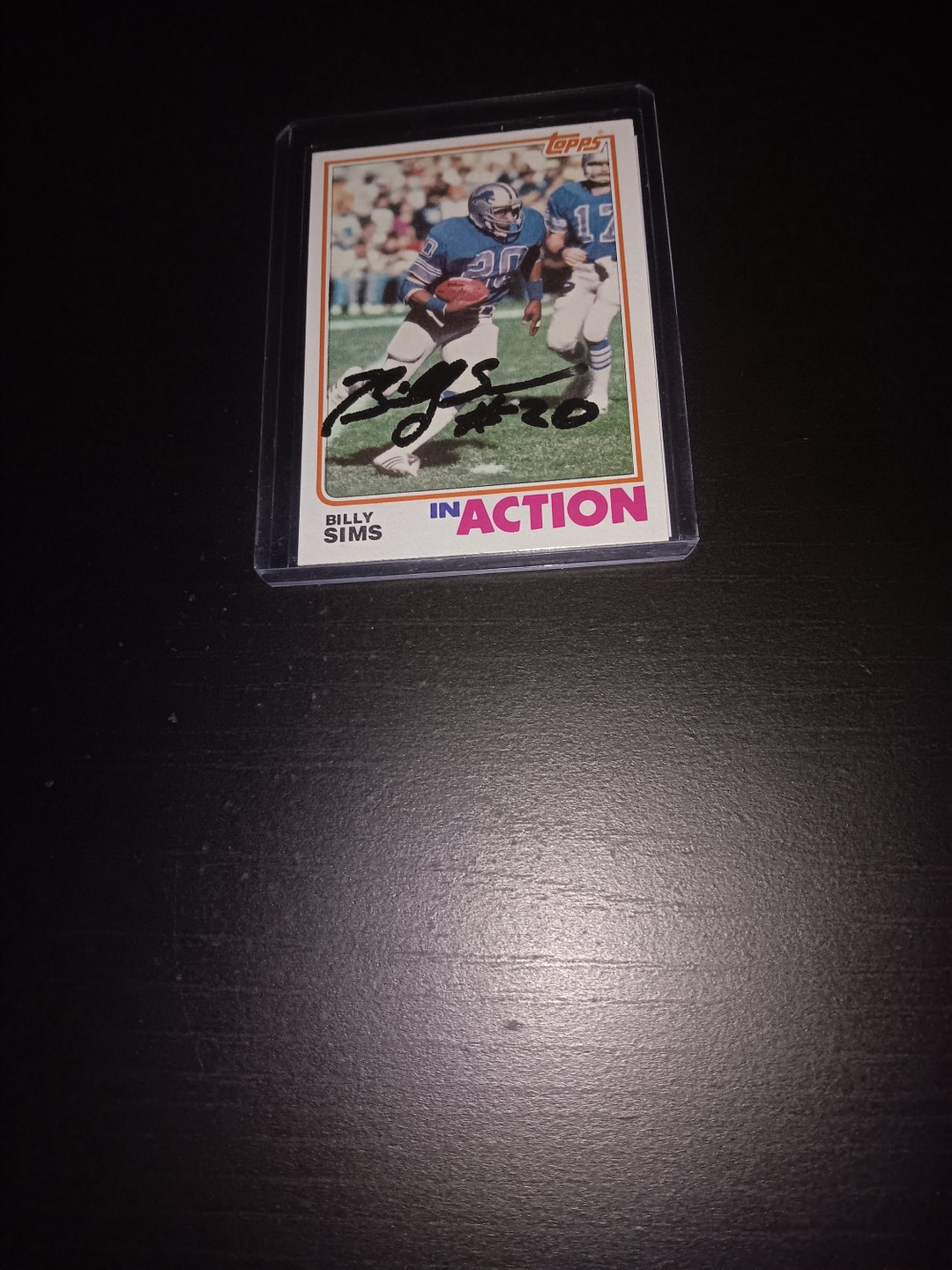 Billy Simms Autographed Card With Coa - Etsy