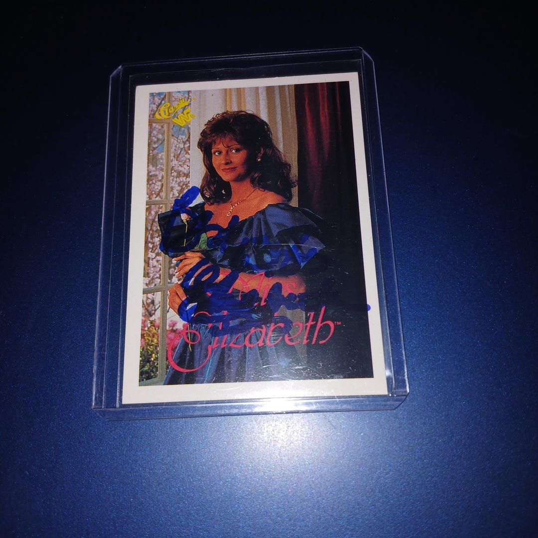 Miss Elizabeth Autographed Card With Coa - Etsy