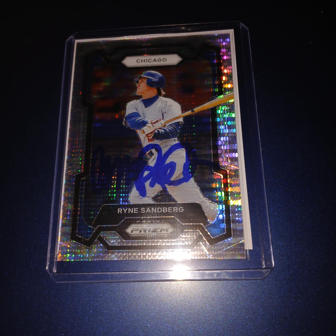 Ryne Sandberg Autographed Card With Cert - Etsy