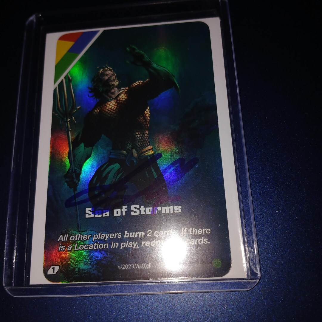 Jason Momoa Autographed Card With Coa - Etsy