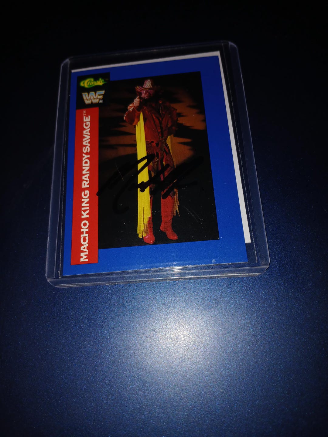 Macho Man Randy Savage Autographed Card With Coa - Etsy