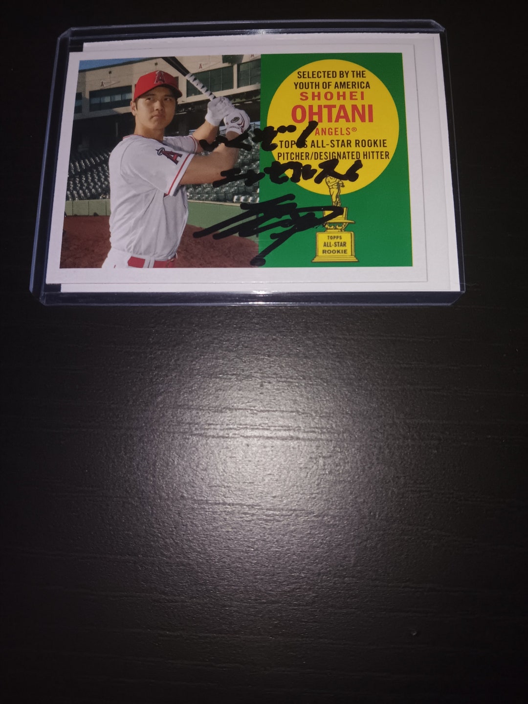Shohei Ohtani Autographed Rookie Card With Coa - Etsy