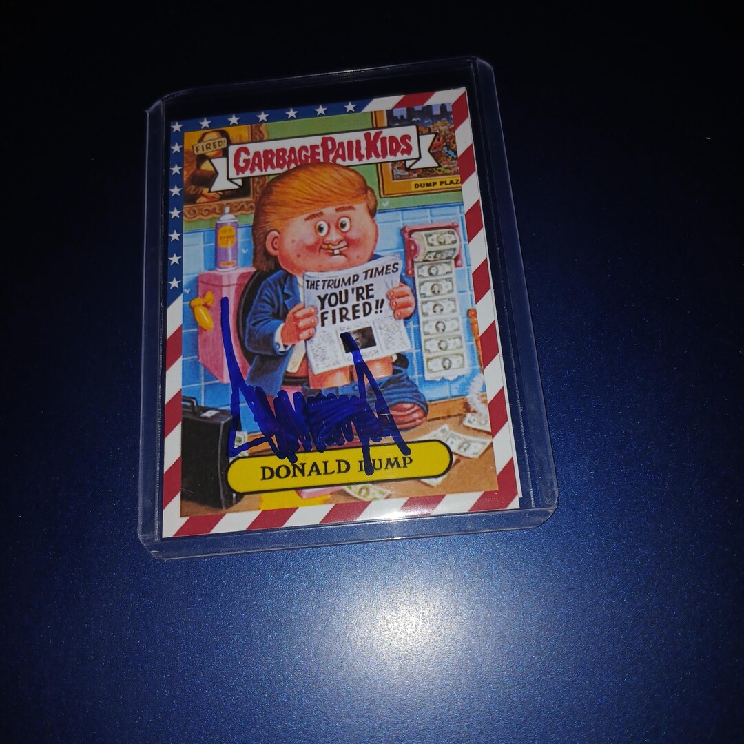 Donald Trump Autographed Card With Coa - Etsy