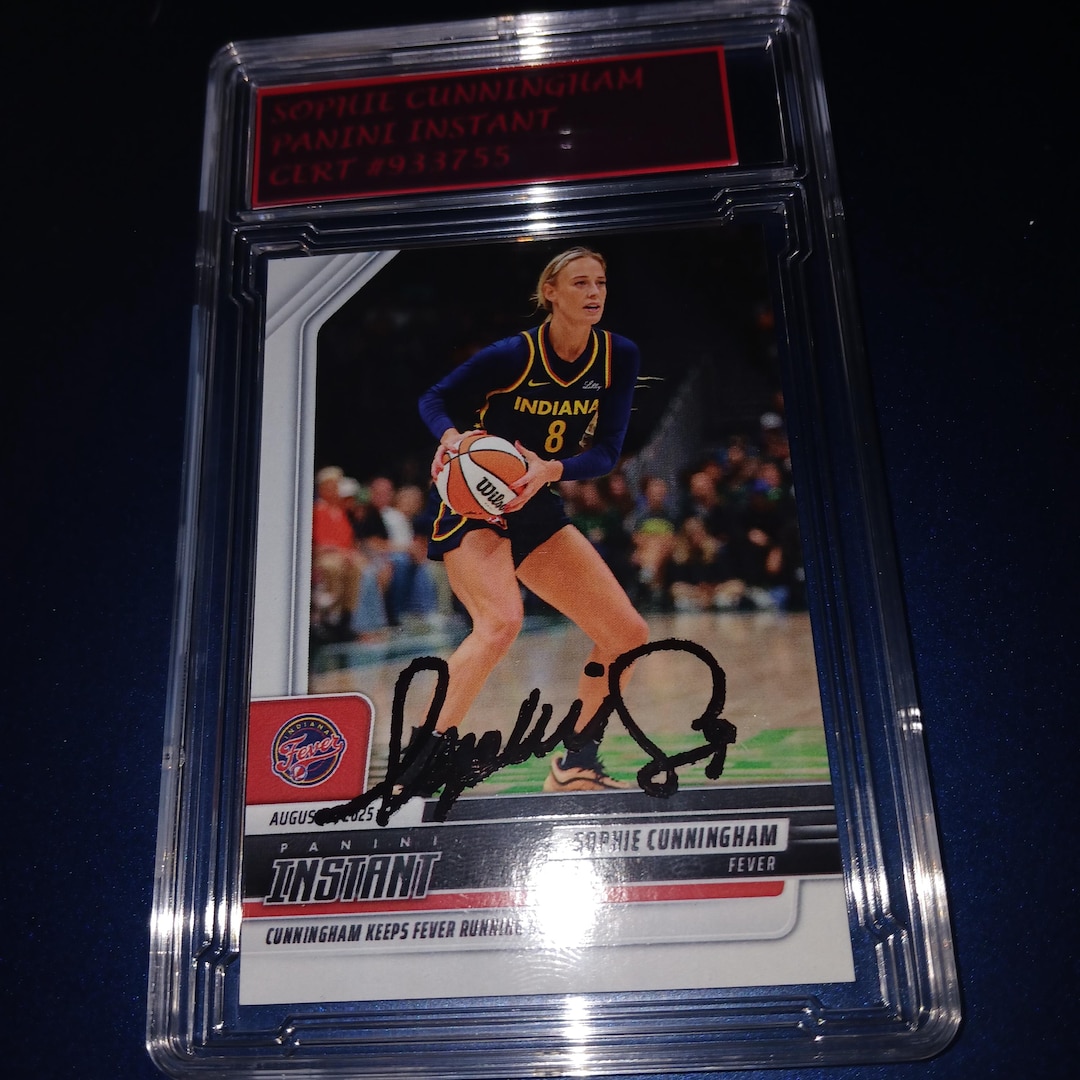 Sophie Cunningham Autographed Card With Cert - Etsy