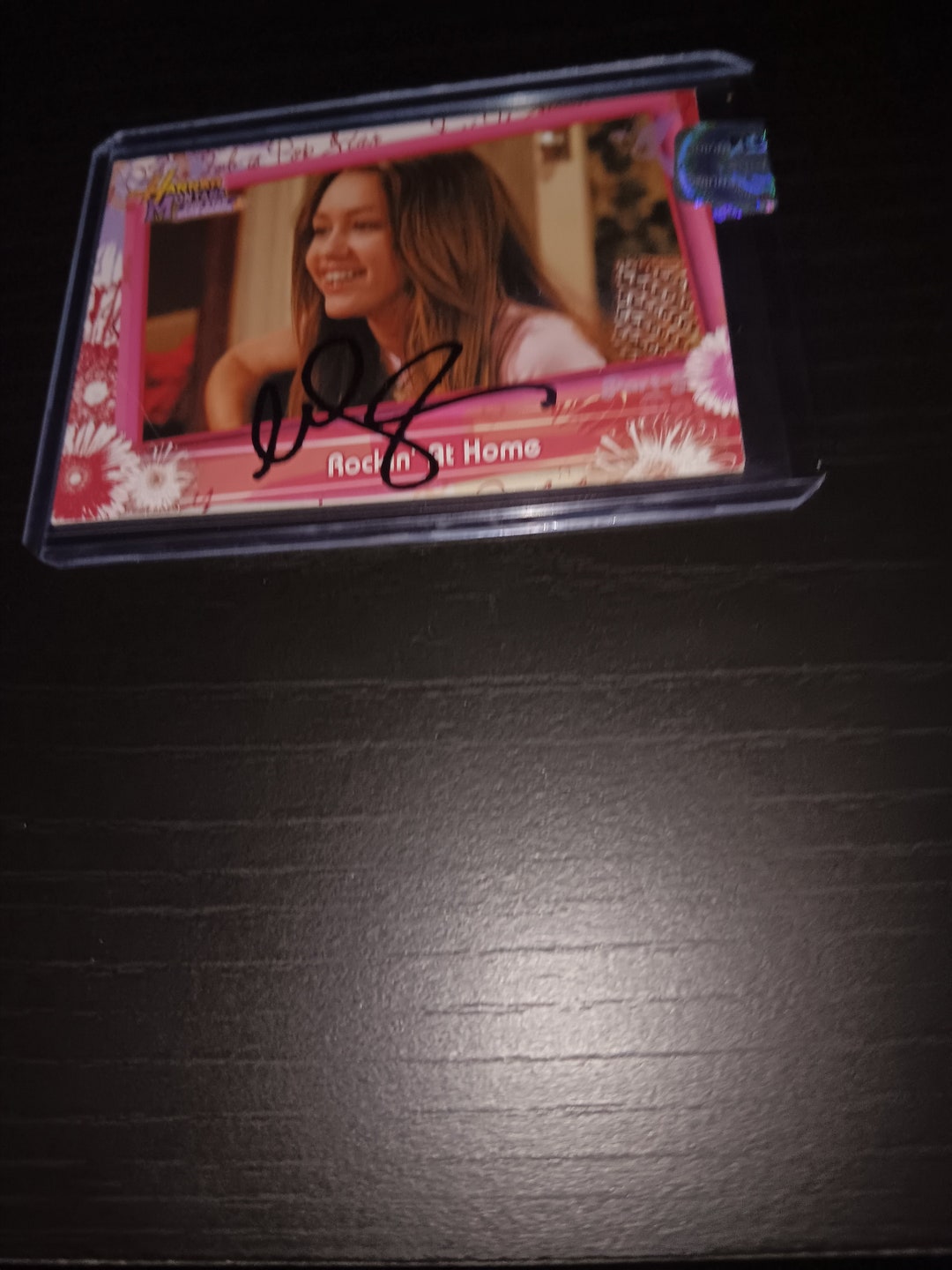 Miley Cyrus Autographed Card With Coa - Etsy