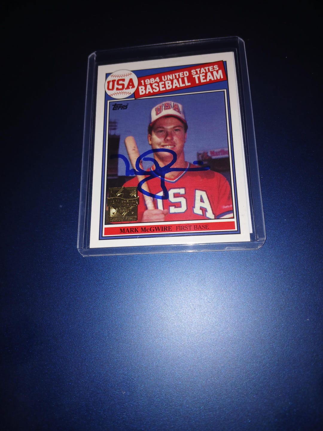 Mark Mcgwire Autographed Card With Coa - Etsy