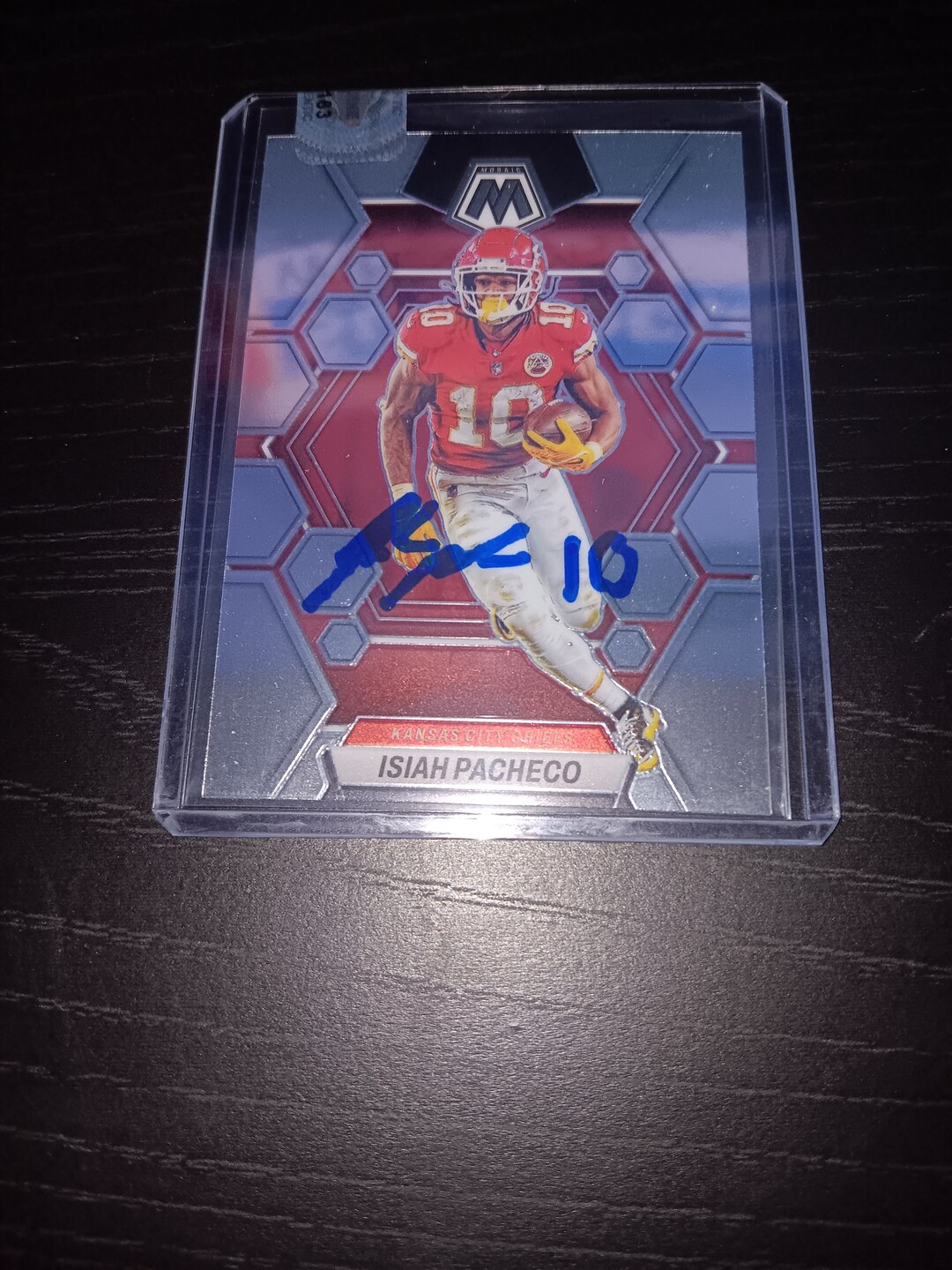 Isiah Pacheco Autographed Card With Coa - Etsy