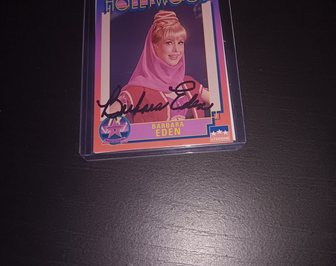 Barbara Eden Autographed Card With COA - Etsy