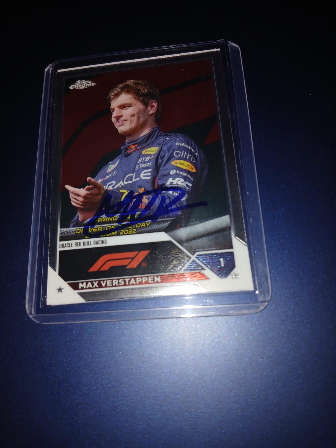 Max Verstappen Autographed Card With Coa - Etsy