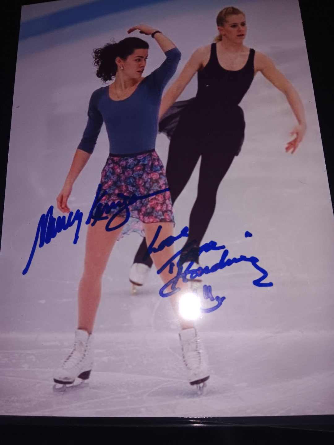 Nancy Kerrigan, Tonya Harding Autographed Promo With Coa. Approximately ...