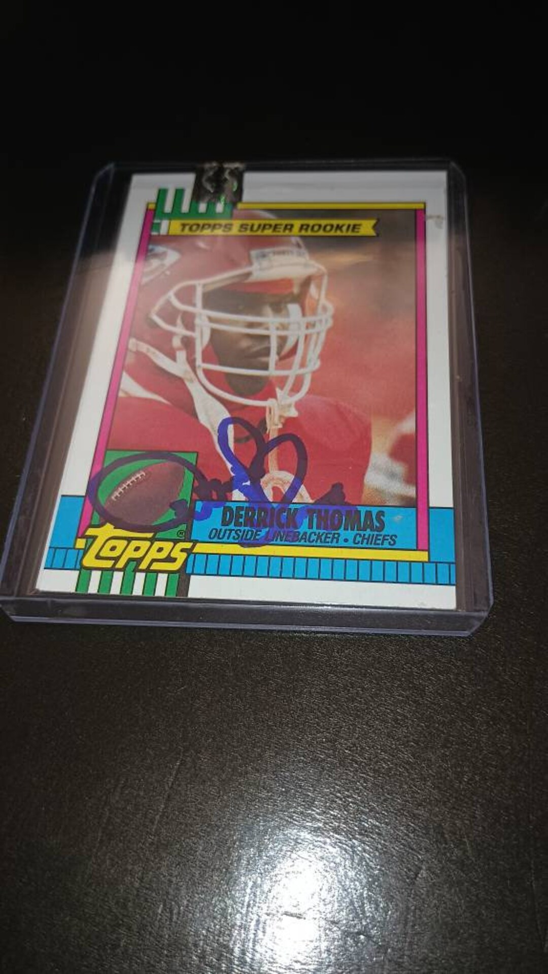 Derrick Thomas Autographed Rookie Card With Coa - Etsy