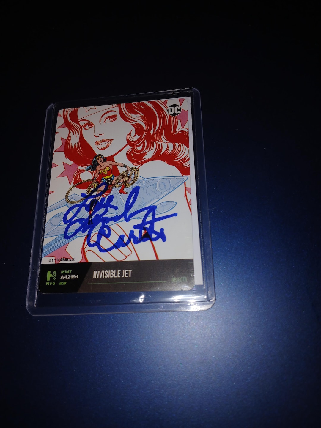 Lynda Carter Autographed Wonder Woman Card With Coa - Etsy