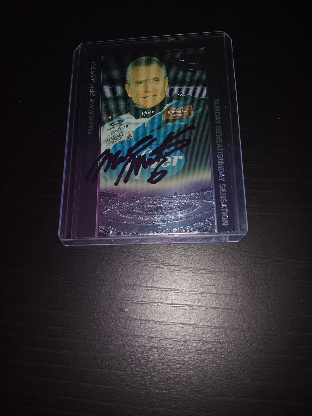 Mark Martin Autographed Card With Coa - Etsy