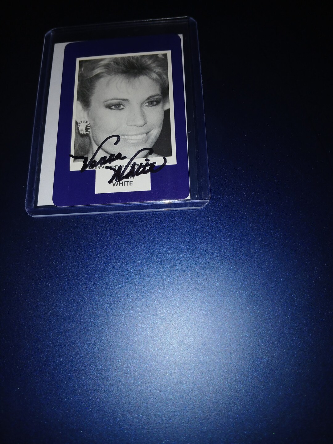 Vanna White Autographed Card With Coa - Etsy