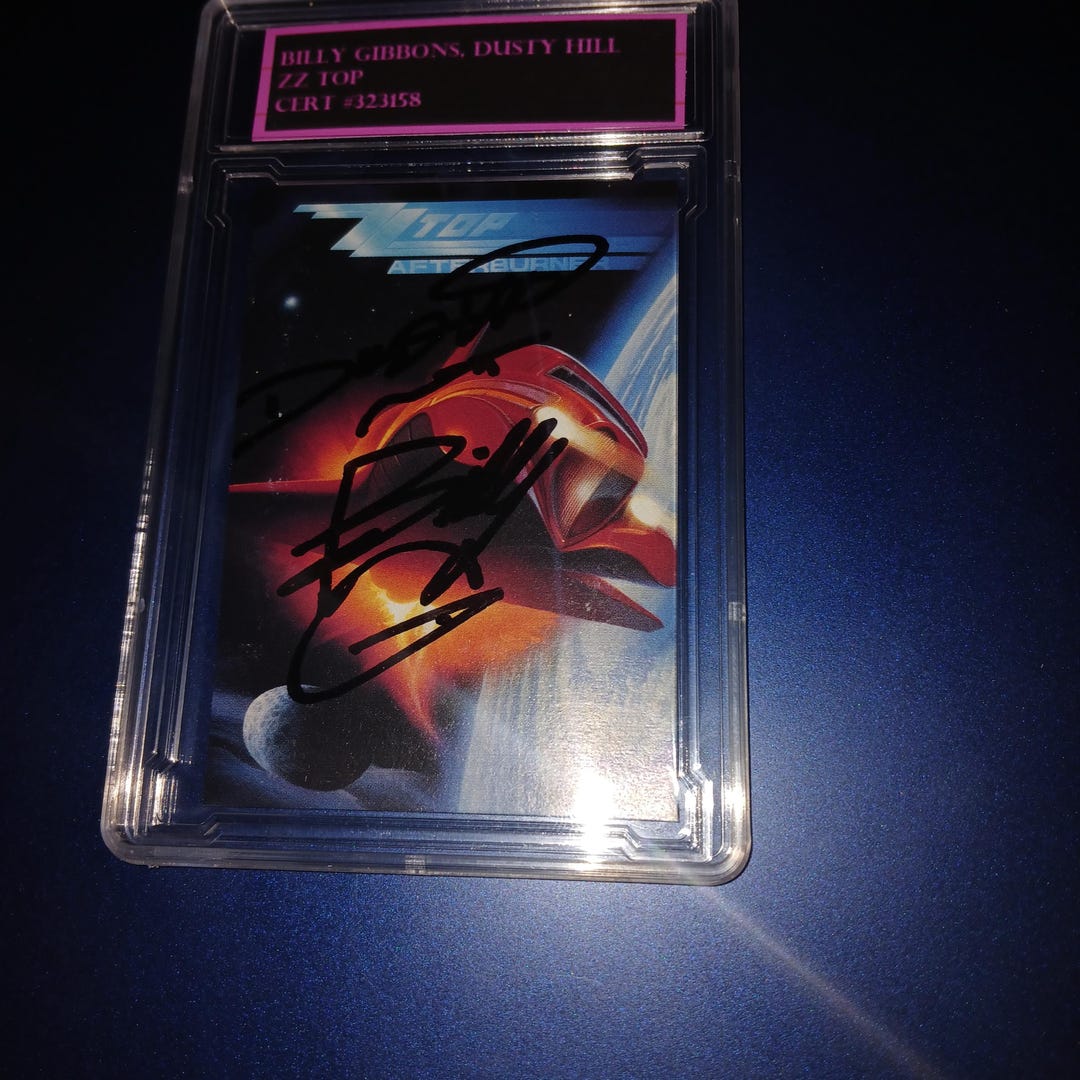Billy Gibbons, Dustin Hill Autograph ZZ Top With Coa - Etsy