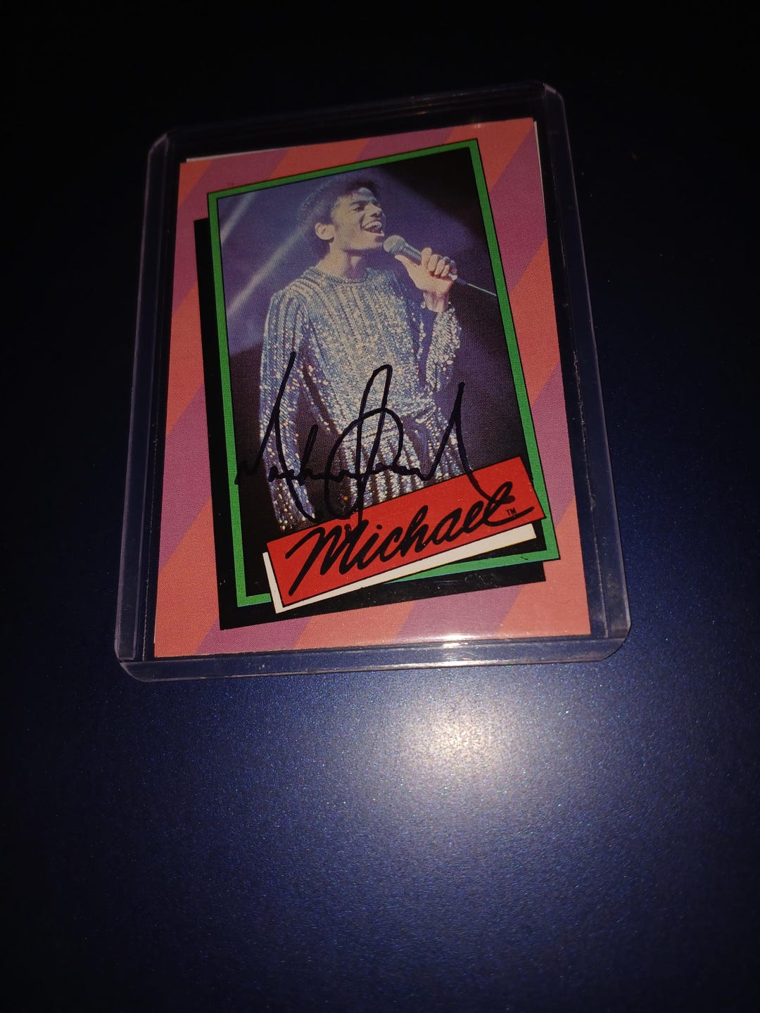Michael Jackson Autographed Card With Coa - Etsy