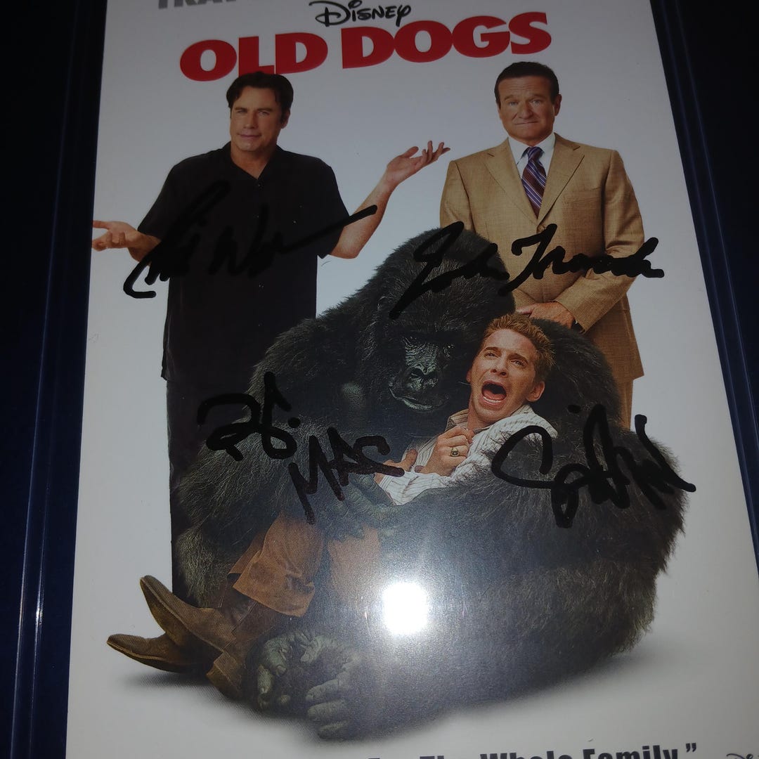 John Travolta, Robin Williams, Bernie Mac, Seth Green Autographed 5x7 ...