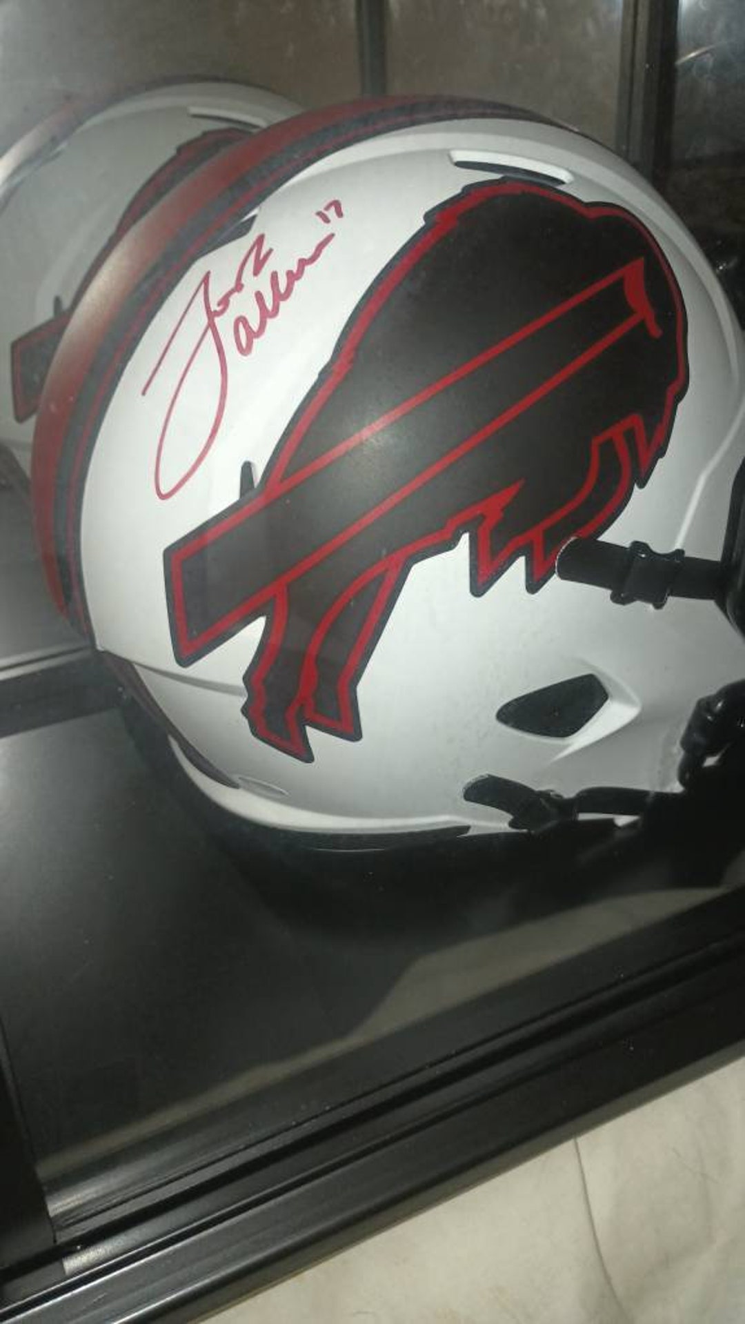 Josh Allen Autographed Full Size Helmet. Josh Allen Wore This - Etsy