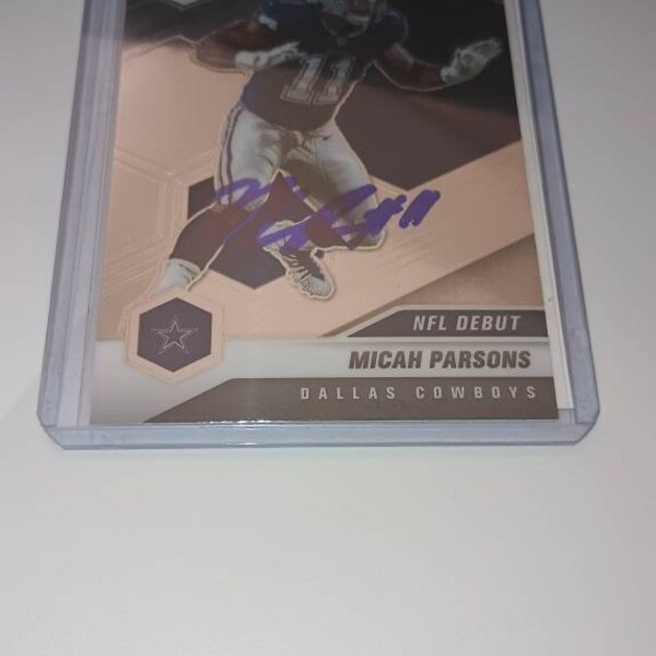 Signed Micah Parsons - Etsy
