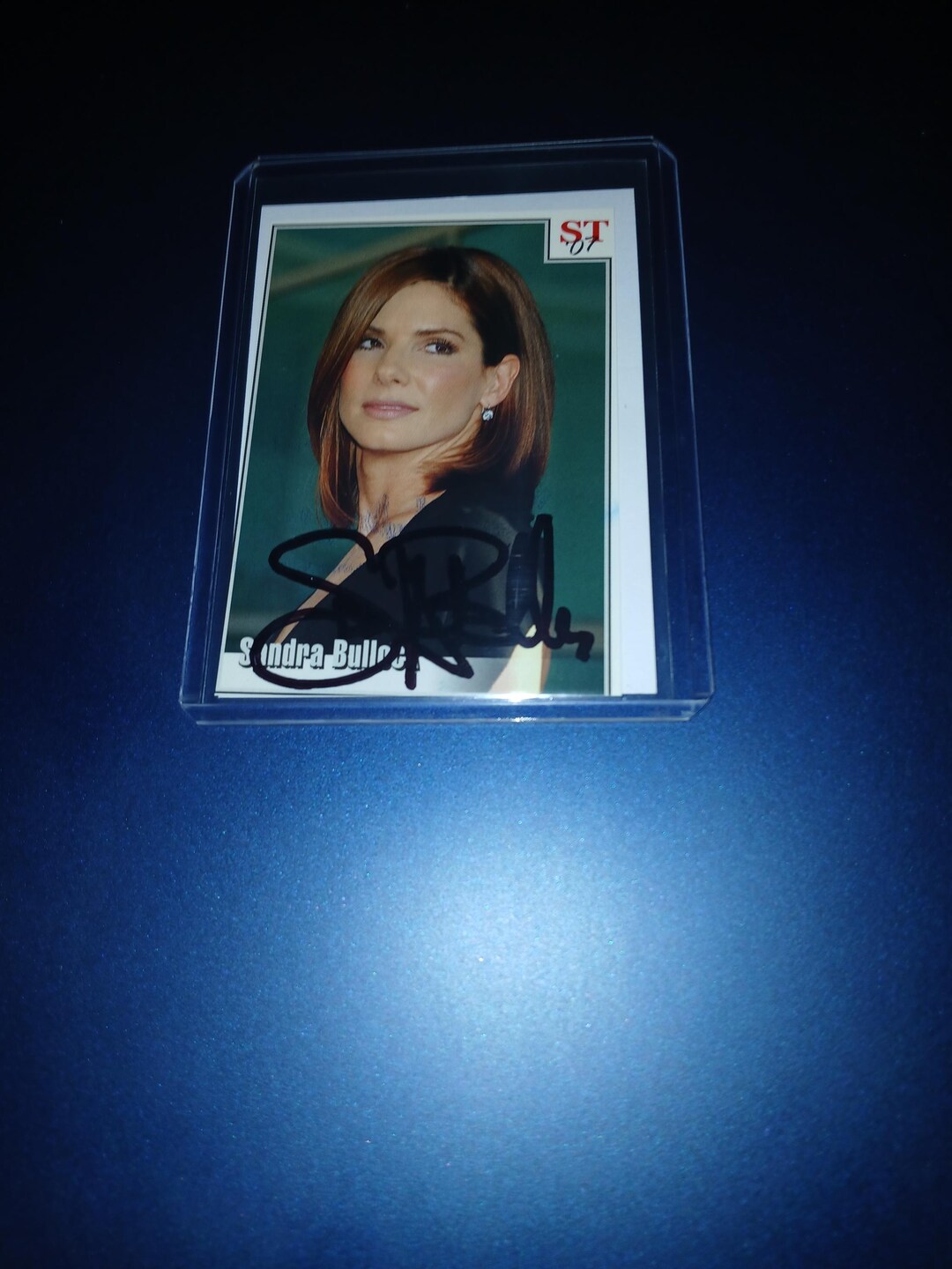 Sandra Bullock Autographed Card With Coa - Etsy