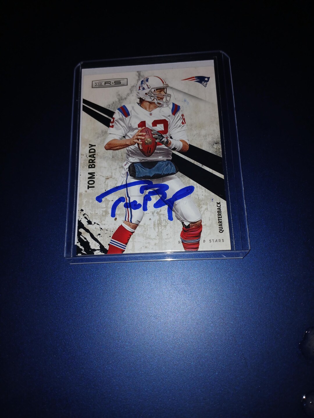 Tom Brady Autographed Card With Coa - Etsy