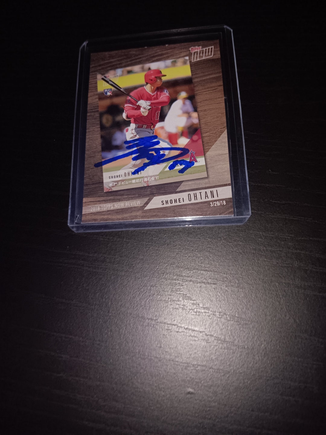 Shohei Ohtani Autographed Rookie Card With Coa - Etsy