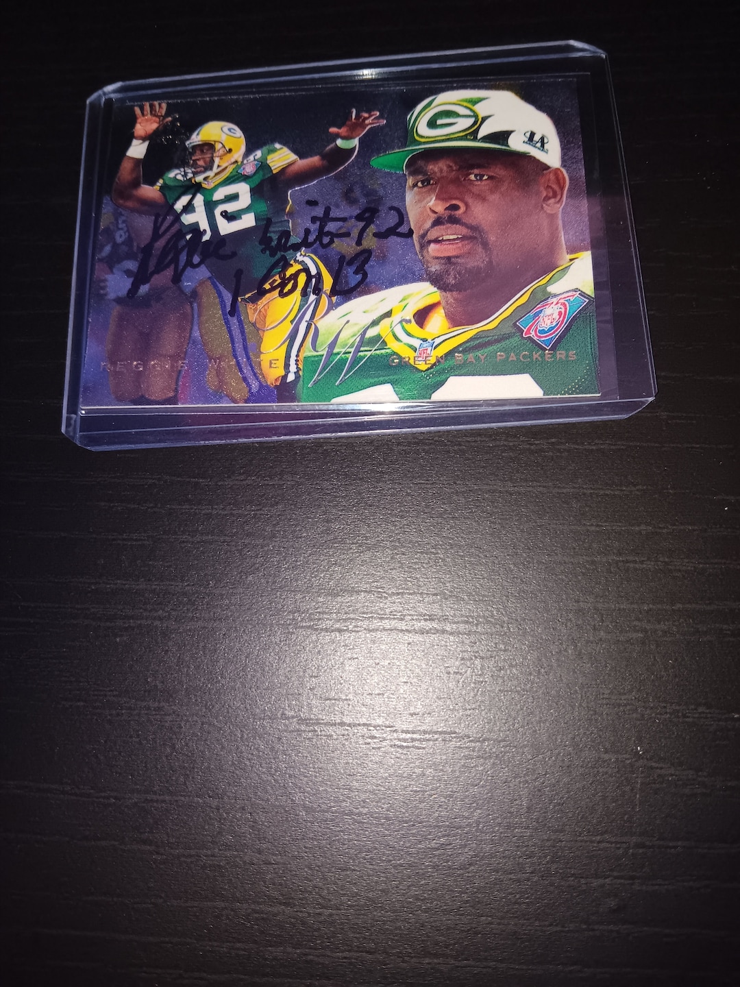 Reggie White Autographed Card With Coa - Etsy