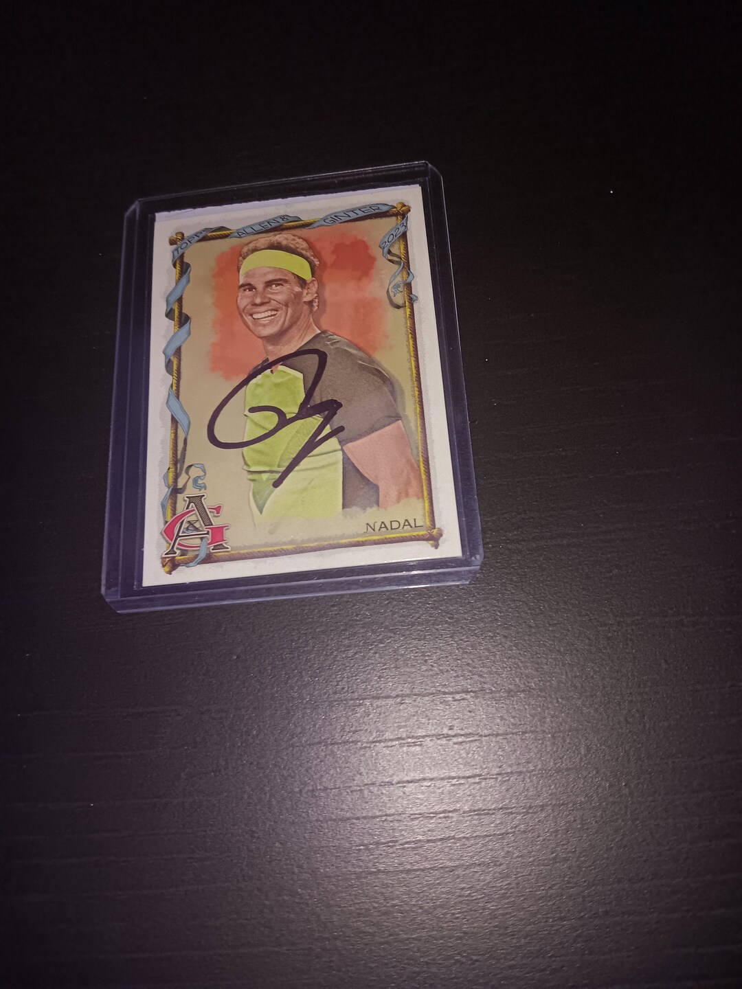 Rafael Nadal Autographed Card With Coa - Etsy