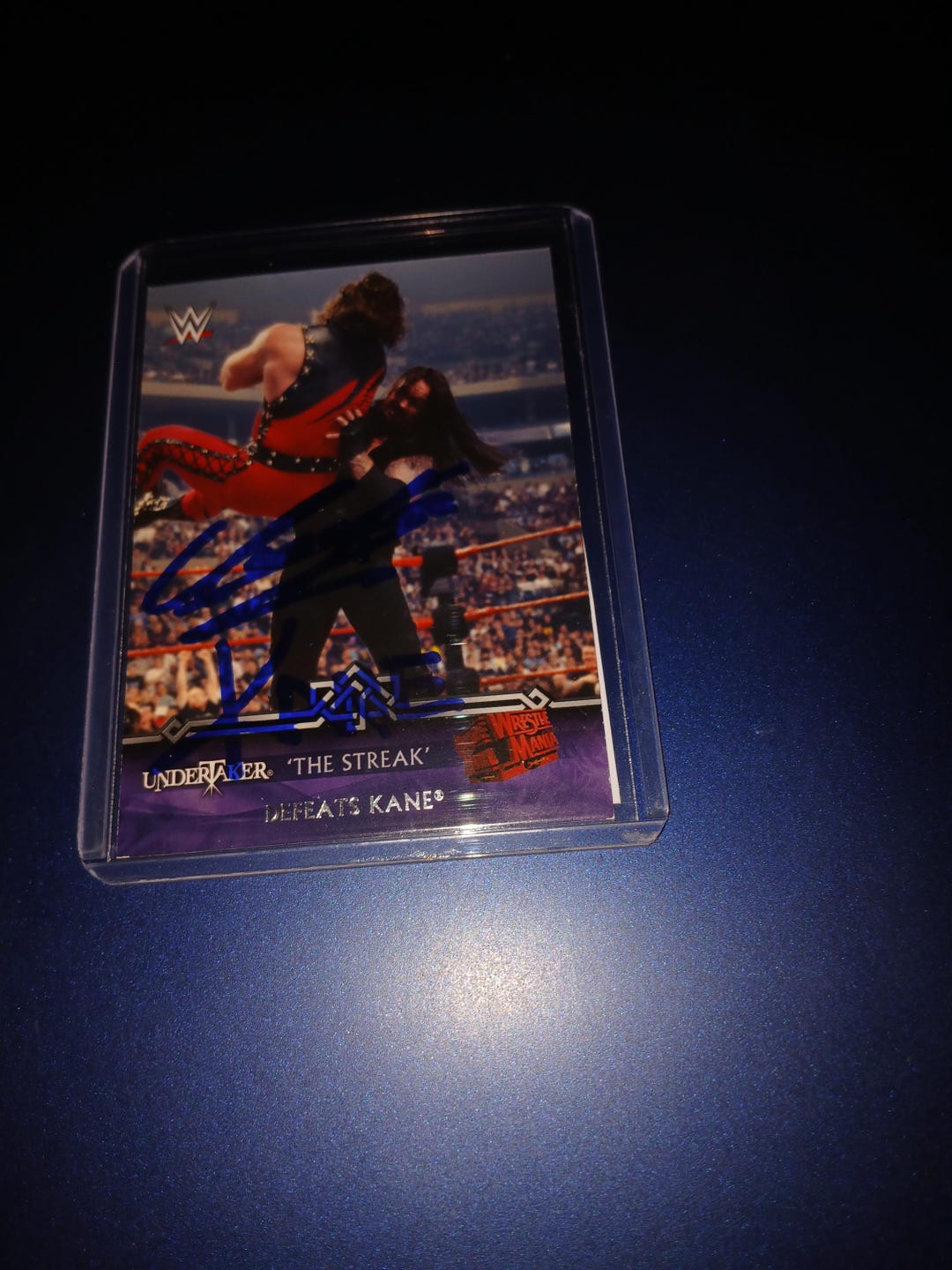 Kane, Undertaker Autographed Card With Coa - Etsy