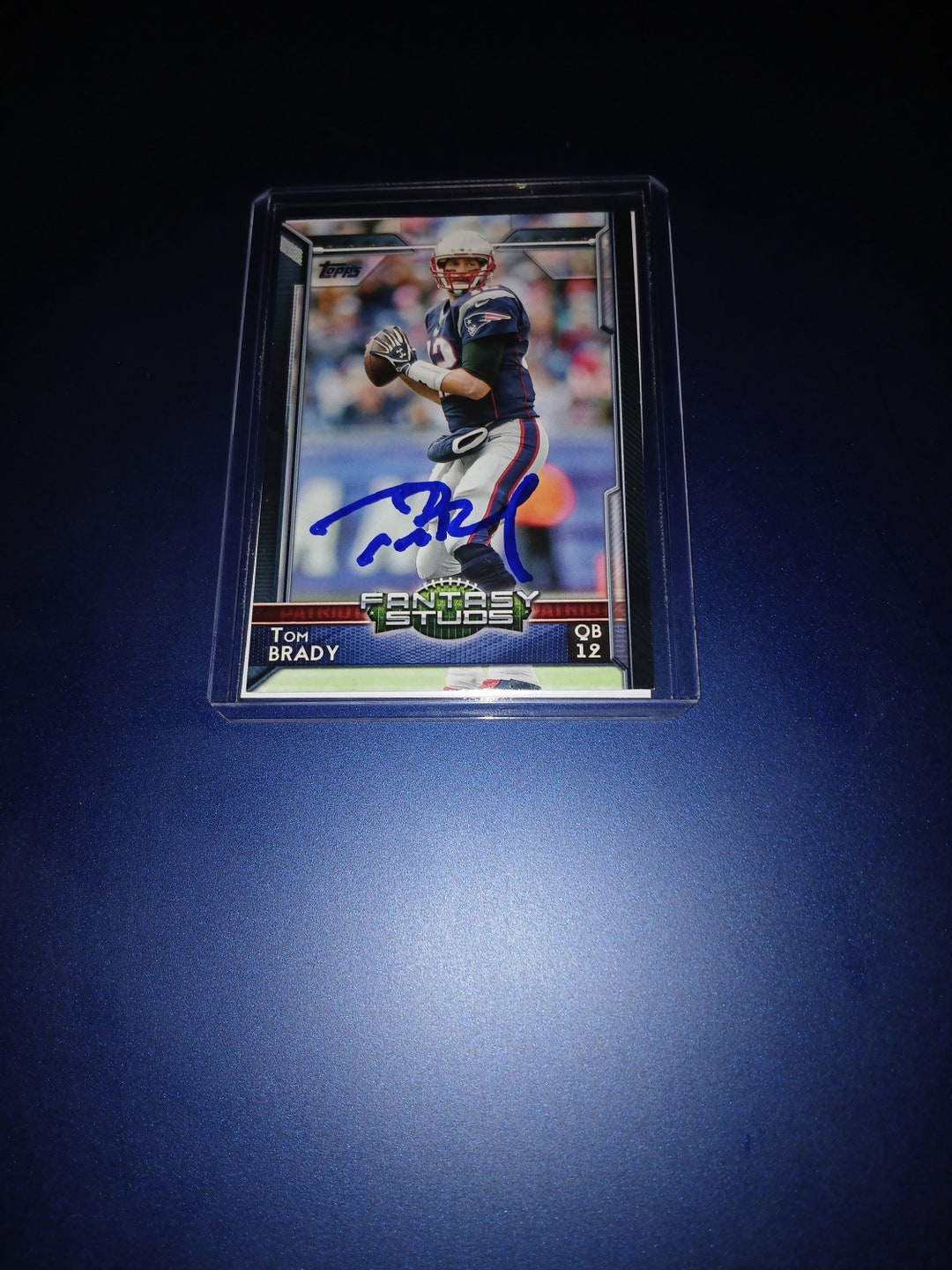 Tom Brady Autographed Card With Coa - Etsy