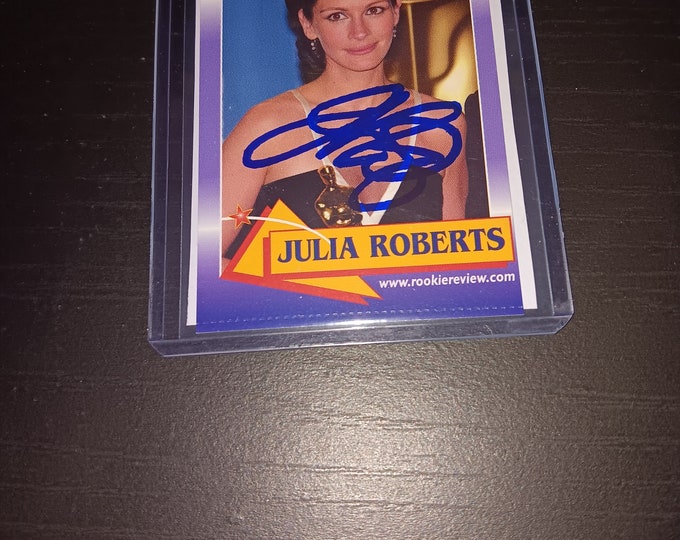 Julia Roberts Autographed Rookie Card With Coa - Etsy