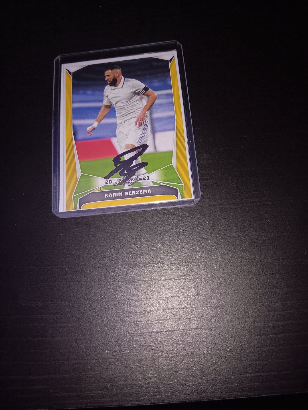 Karim Benzema Autographed Card With Coa - Etsy