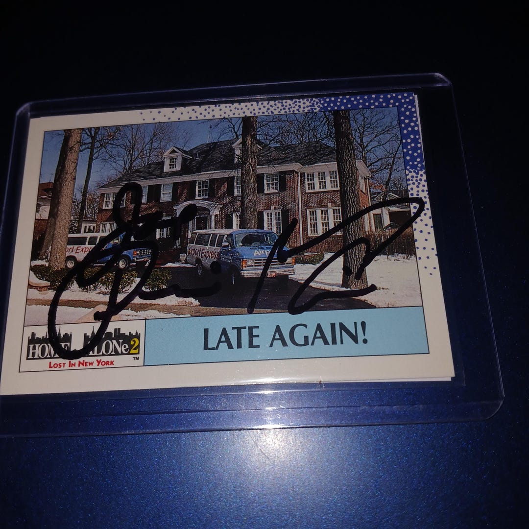 Macaulay Culkin, Joe Pesci Autographed Card With Coa - Etsy