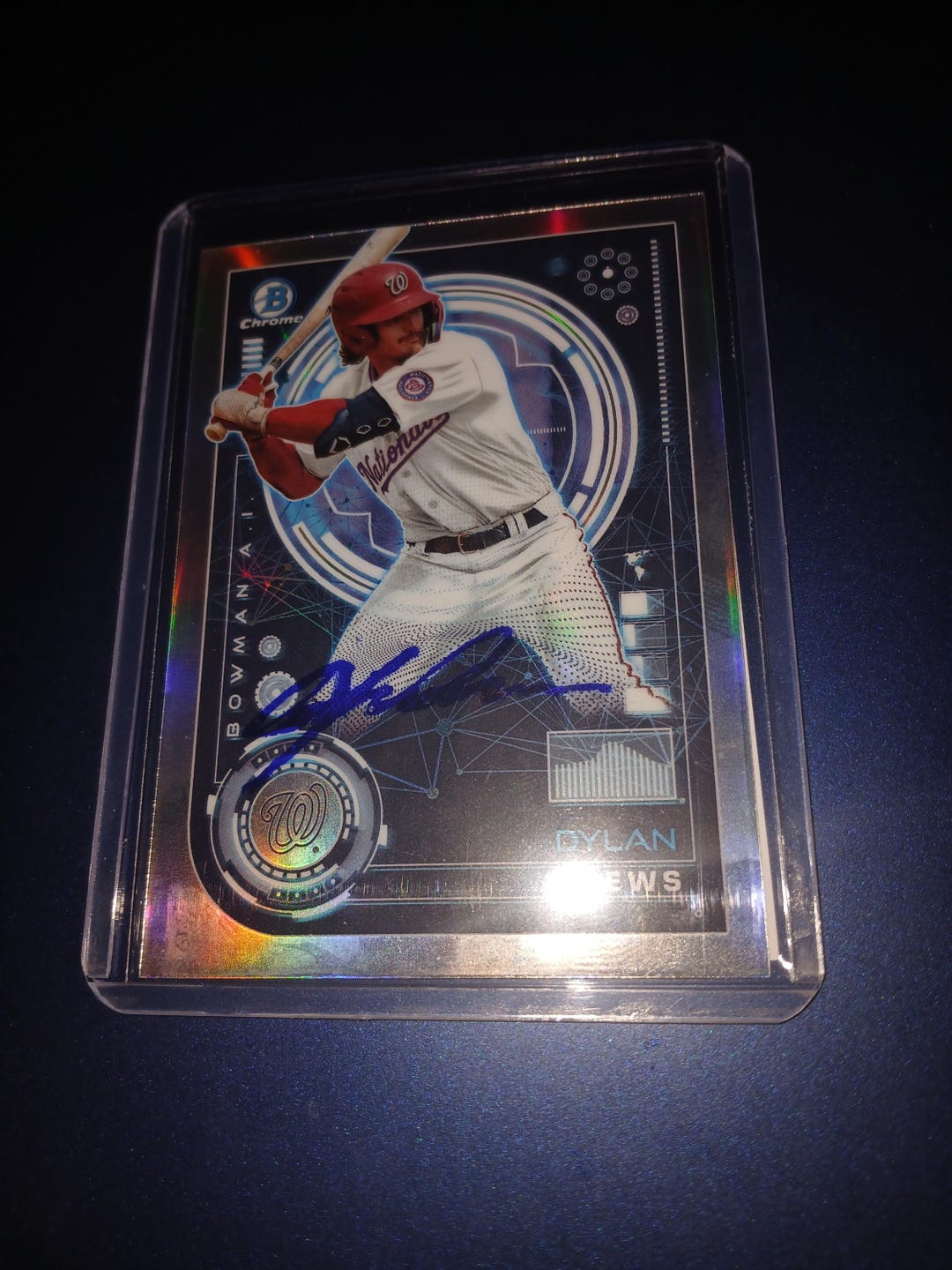 Dylan Crews Autographed Rookie Cup Card With Coa - Etsy