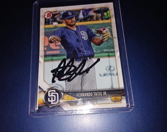 Fernando Tatis Jr. On-card Autographed Card - Etsy